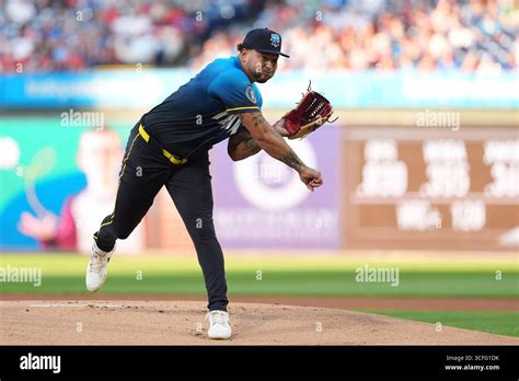 Philadelphia Phillies Taijuan Walker Plays During A Baseball Game Friday Aug 22 2025 In