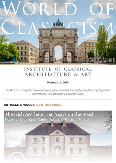 World Of Classicism February 7 2023 Institute Of Classical