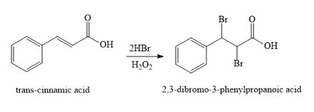 Calculate the atom economy of the hydrobromic acid/hydrogen peroxide ...