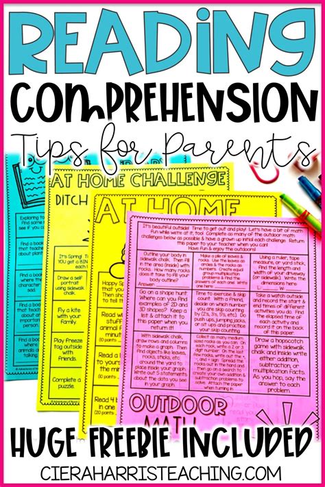 Helping Parents At Home With Reading Comprehension Reading