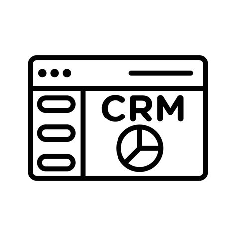 Crm Icon Outline 47847408 Vector Art At Vecteezy