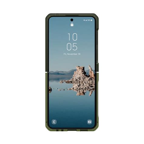 UAG Pro Plyo MagSafe Case For Samsung Galaxy Z Flip Silver Wholesale Gadget Parts