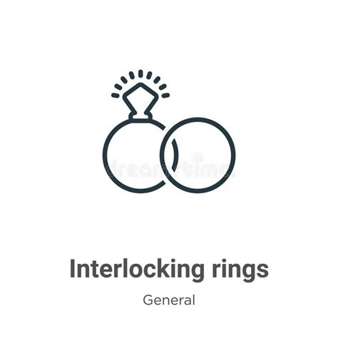 Interlocking Rings Stock Illustrations 472 Interlocking Rings Stock