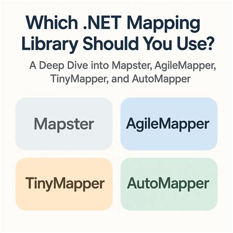 Which Net Mapping Library Should You Use A Deep Dive Into Mapster Agilemapper Tinymapper