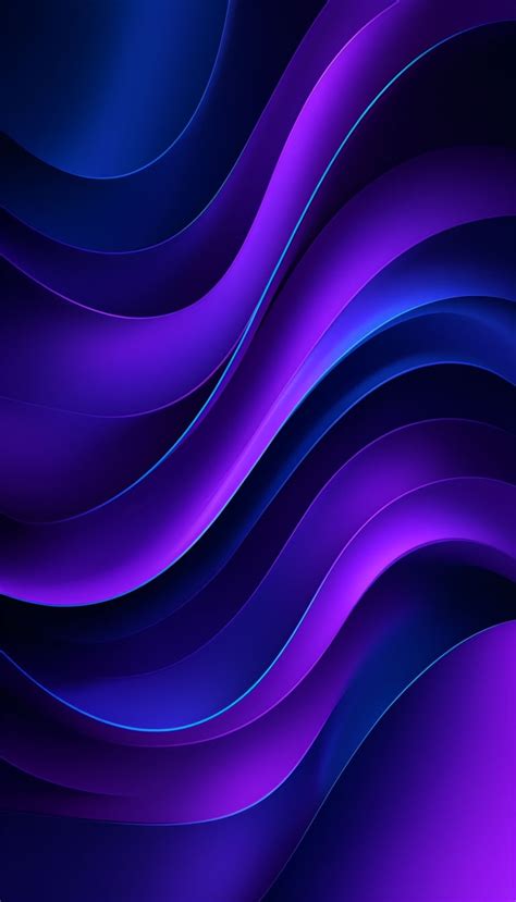 Dynamic Deep Red Waves Abstract Art Mobile Wallpaper Playground