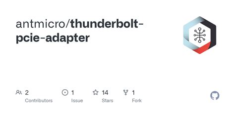GitHub Antmicro Thunderbolt Pcie Adapter