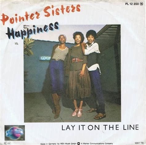 Pointer Sisters Happiness Vinyl 7 Single 45 Rpm 1979 [r422151] Discogs