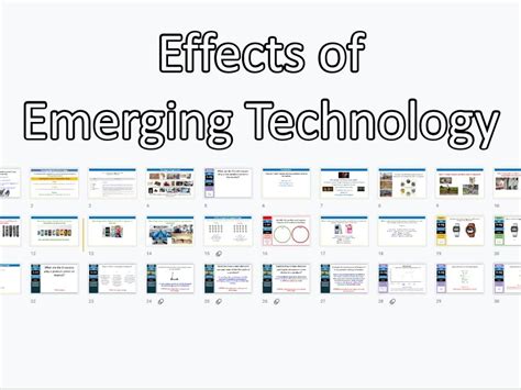 Effects Of Emerging Technology Product Design Teaching Resources