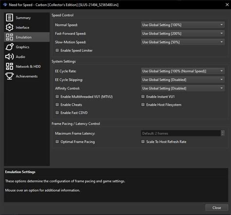 Bug Nfs Carbon Confirmation Buttons Has A Gap On Widescreen Mode · Issue 8761 · Pcsx2pcsx2