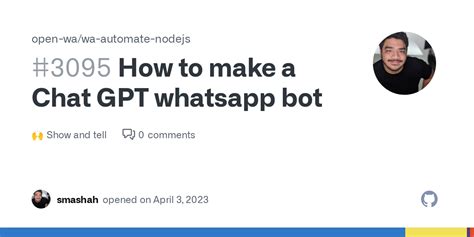 How To Make A Chat GPT Whatsapp Open Wa Wa Automate Nodejs