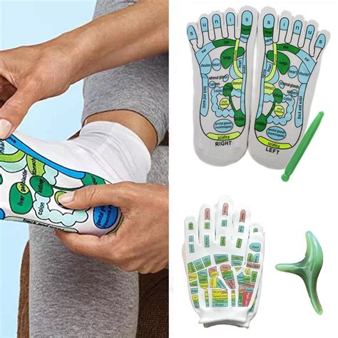 Heajfvd Acupressure Socks And Gloves Tool Set Foot Massage Socks For
