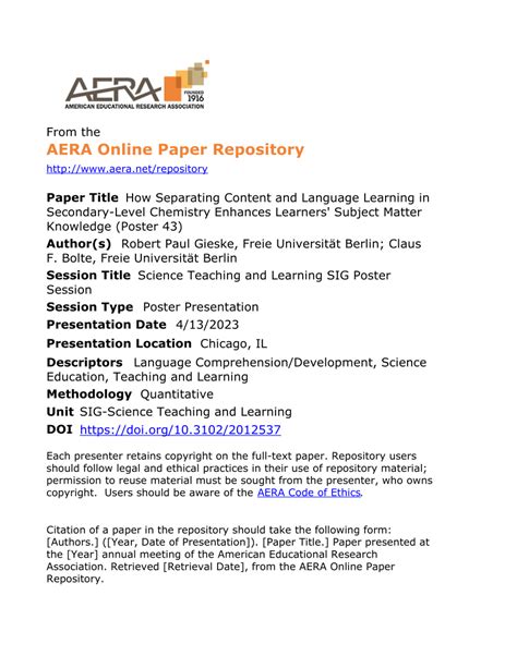 Pdf How Separating Content And Language Learning In Secondary Level Chemistry Enhances