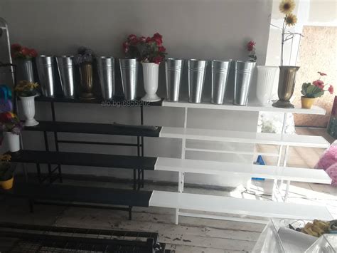 Стъпаловидни стелажи МЕТАЛНИ ОСНОВИ Търговско и ресторантьорско оборудване София Налич