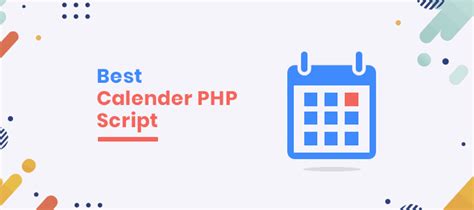 5 Best Selling Calendar Php Script 2018 Formget
