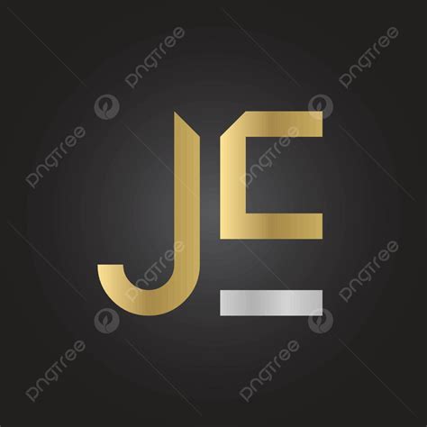 Vector Template For Innovative Je Letter Logo Design With Linked Initials Vector Finance Icon