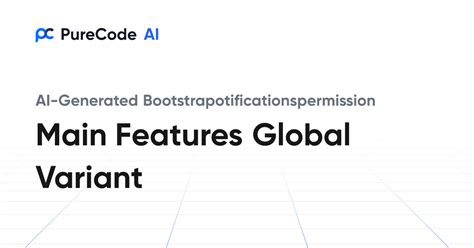 build great bootstrapotificationspermission main features global