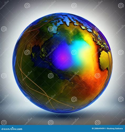 Of Globally Digital Connected Network Generative Ai Stock Illustration Illustration Of