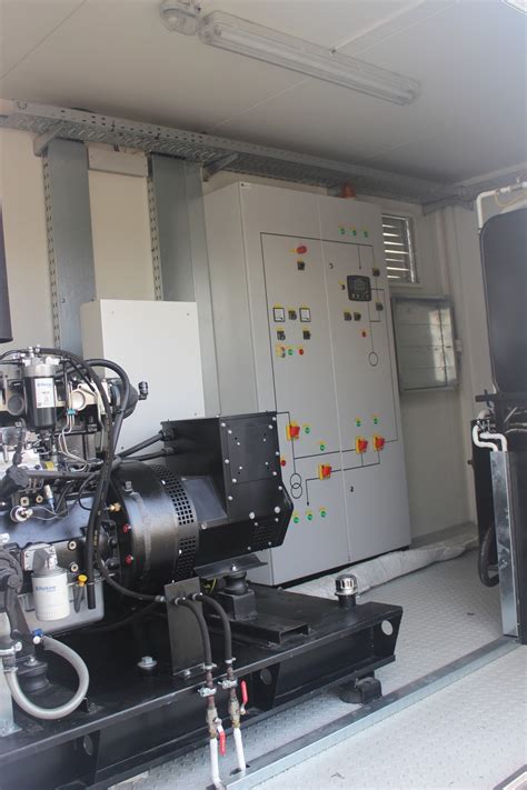 Technical Container For Diesel Generator Storage Euromodul