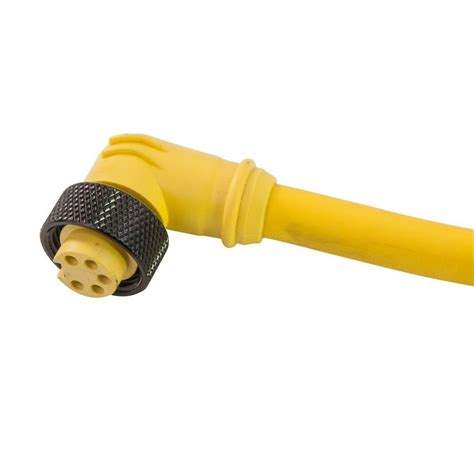 Mini Link Plug Assembly Pvc Female 90 Deg 2 Pole 6 16 Awg Nsi