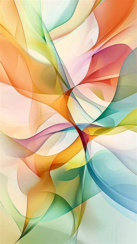 Colorful Abstract Lines Intertwine And Overlap Creating A Dynamic Composition Of Flowing Shapes