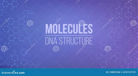 Creative Vector Illustration Of Molecular Structure Coding Connection Genome Isolated On