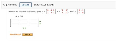 solved perform the indicated operations given