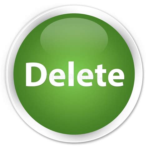 Delete Green Square Button Stock Illustration Illustration Of Deny 83002817