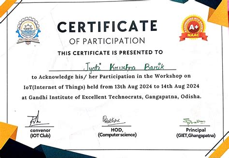 Jyoti Krushna Barik On Linkedin Gietbbsr Iot Internetofthings Techprojects Smarttech
