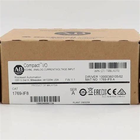 Allen Bradley IF Channel Analog Current Voltage Input Module At Piece Allen