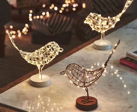 Battery Powered Led Robin Ornament Lawn And Garden Retailer