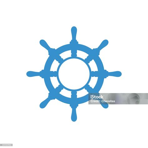 수동 핸들 아이콘입니다 바다 스티어링 휠입니다 벡터 일러스트 레이 션 절연 귀여운에 대한 스톡 벡터 아트 및 기타 이미지 귀여운 러시아 만화 Istock