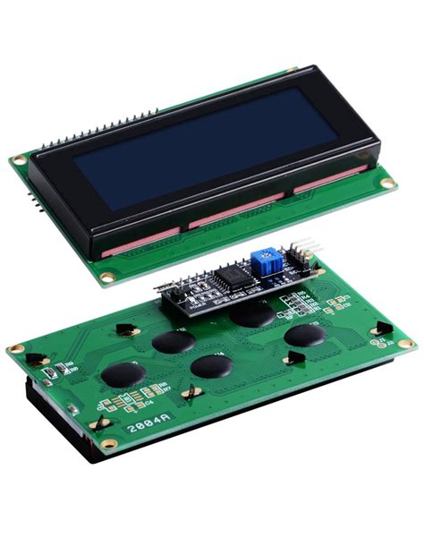 Дисплей lcd 2004 i2c синий купить на сайте arduinoshop