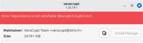 Linux Mint Problem Installing Veracrypt Gui — Linux Foundation Forums