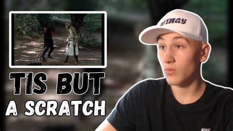 Reacting To Monty Python - The Black Knight - Tis But A Scratch - YouTube