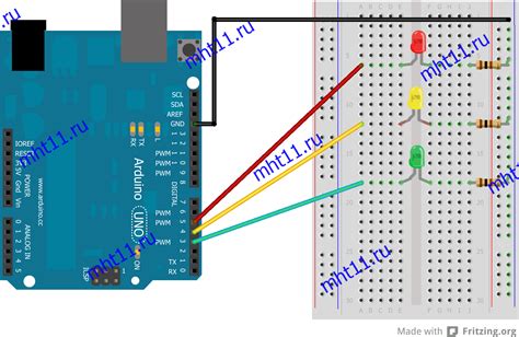 Простой светофор на arduino — Мехатрон 11
