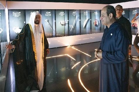 بازدید رئیس‌جمهور مصر از موزه سیره نبوی در مدینه عکس