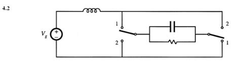 Solved In Problems 4 1 To 4 6 The Input Voltage V Is De Chegg Com