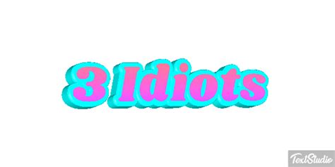 3 Idiots Movie Animated  Logo Designs