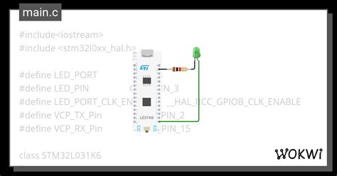 ST Nucleo L HAL Copy Wokwi ESP STM Arduino Simulator