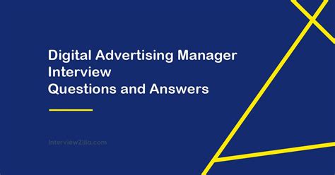How To Ace Digital Advertising Interviews Interviewzilla Posted On The Topic Linkedin