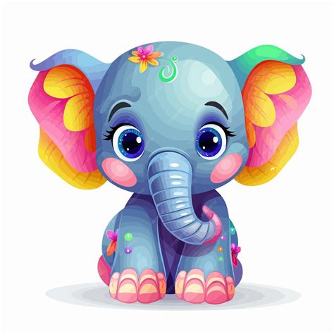 Premium Vector Elephant Cute Vector
