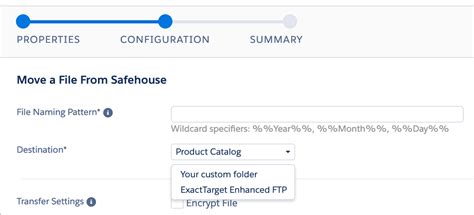 Marketing Cloud File Transfer Activity To Transfer File To Custom Ftp