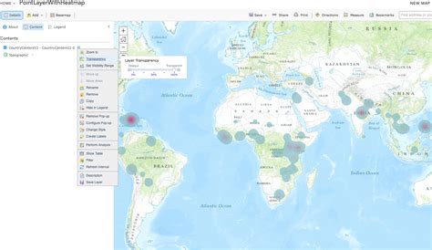 Heatmap Transparency Esri Community