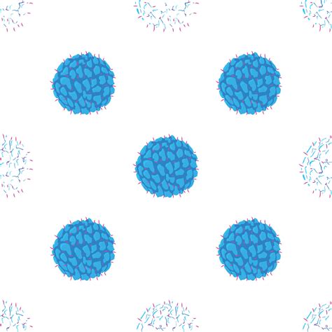 Virus Pattern Seamless Vector 19196209 Vector Art At Vecteezy