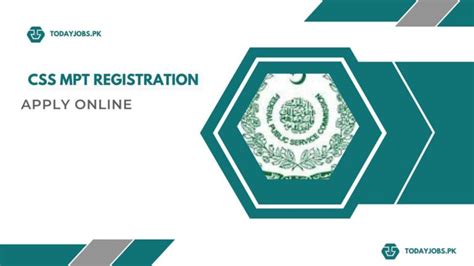 Css Mpt Registration 2025 Apply Online Pk