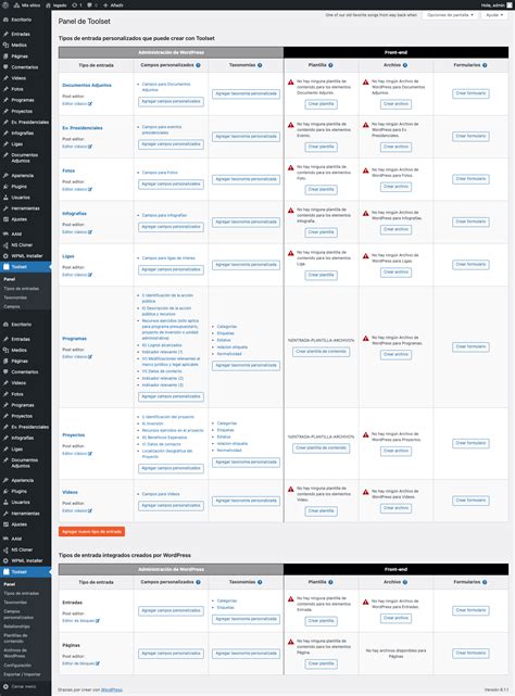 Restoring Post Types Front End Theme And Archive Php Files Toolset
