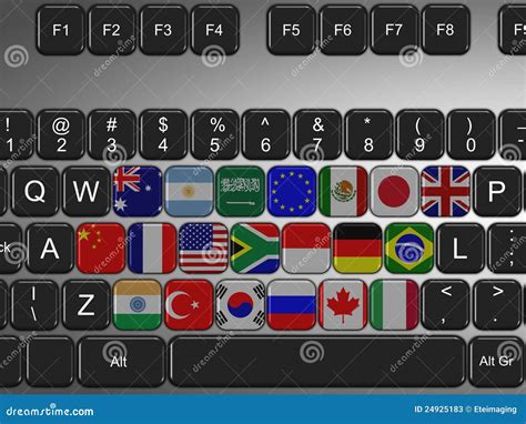 G Keyboard Stock Illustration Illustration Of Korea