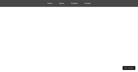 responsive react navbar component with scss codesandbox