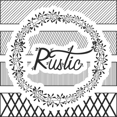 Premium Vector Rustic Shapes