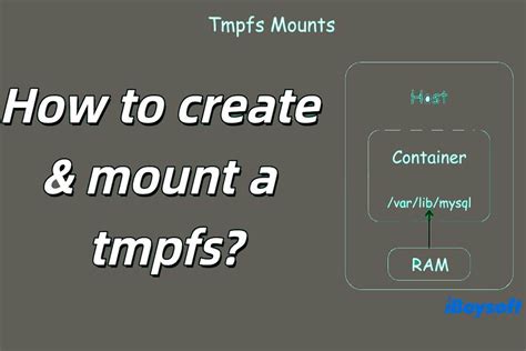 Temporary File System Tmpfs How To Create And Mount A Tmpfs